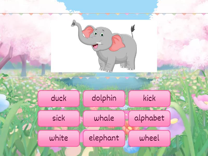 CK Phonics-22 CK, PH, and WH - Find the match