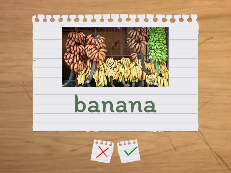 La comida - Flash cards