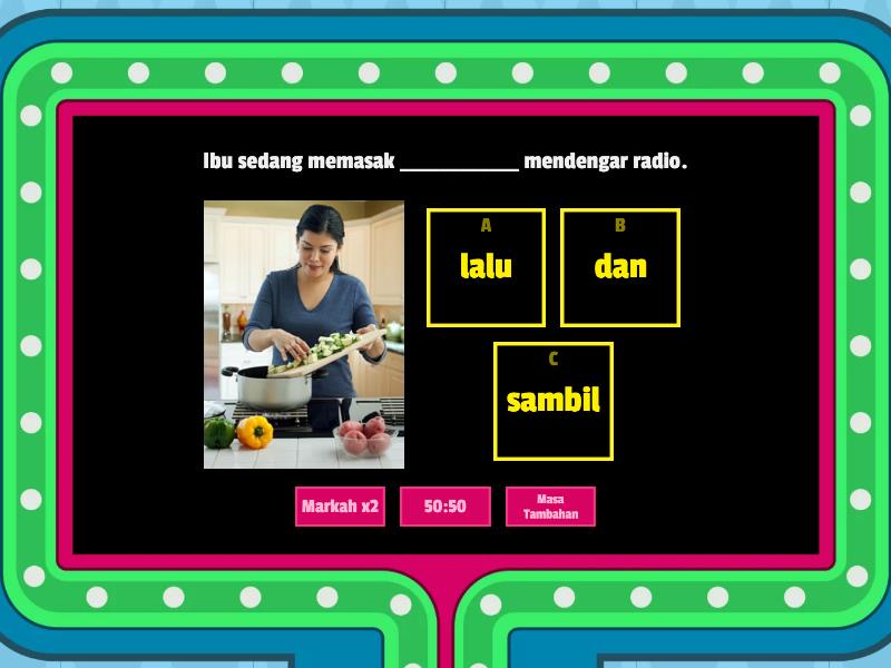 Kata Hubung Tahun 2 (atau, dan & sambil) - Gameshow quiz