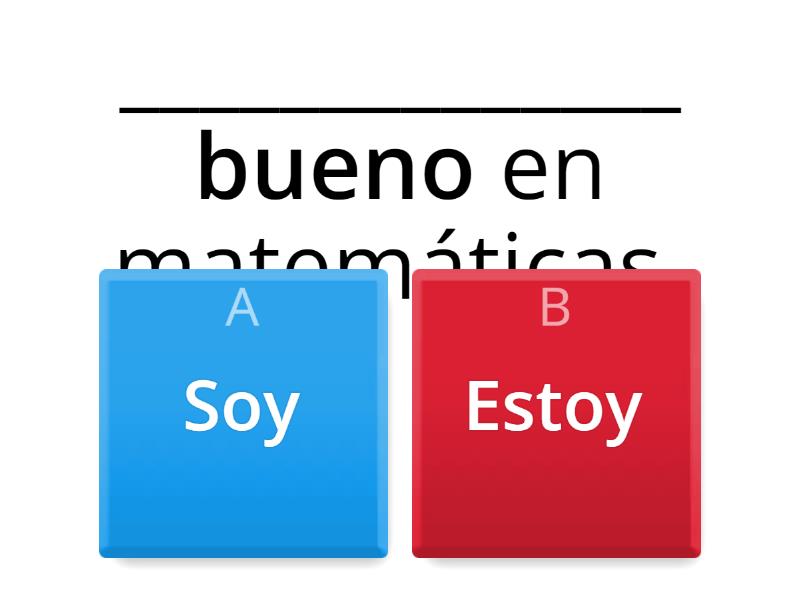 Ser VS Estar - Adjetivos que cambian de significado - Quiz