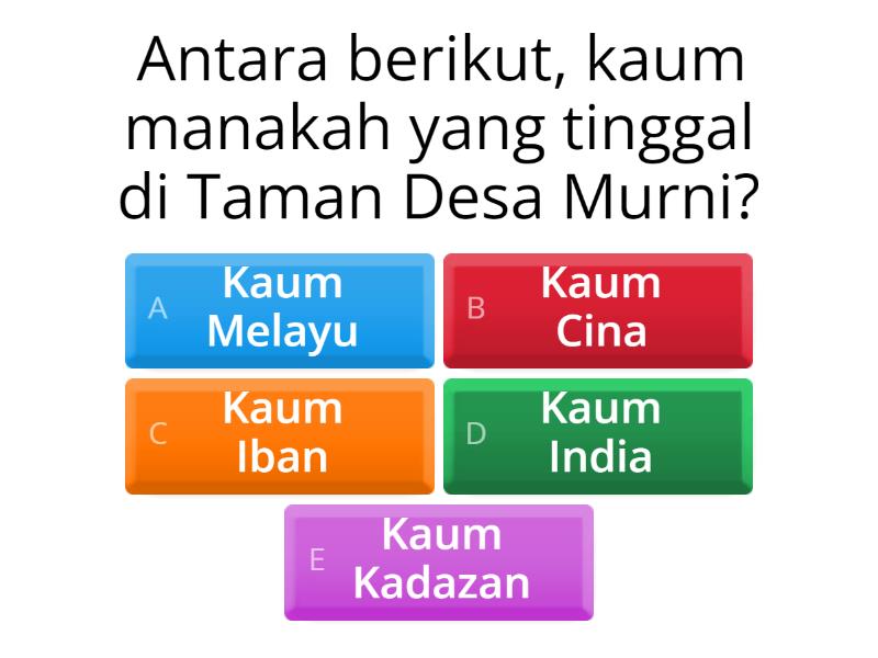 Kuiz Perpaduan - Quiz