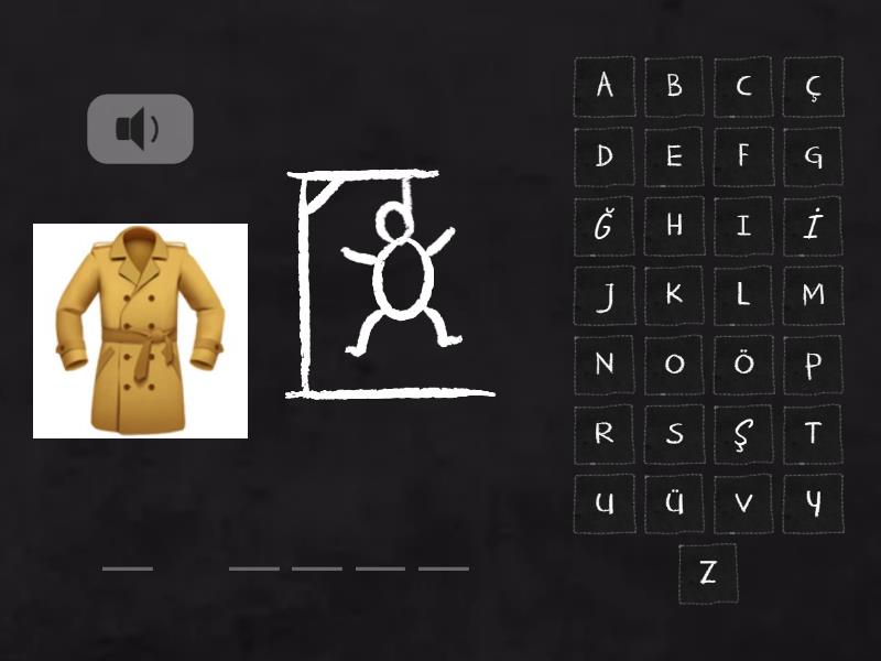 WINTER CLOTHES -- HANGMAN - Ahorcado