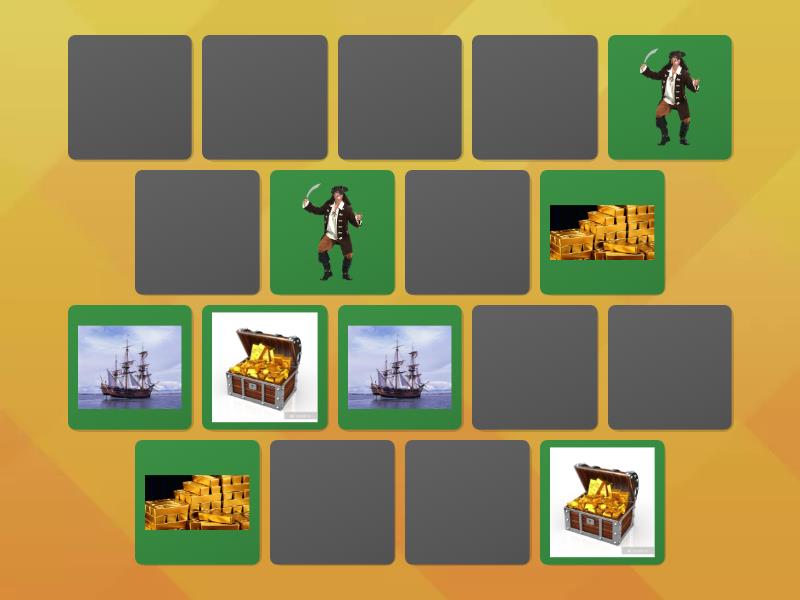 Find the Pirate - Matching pairs