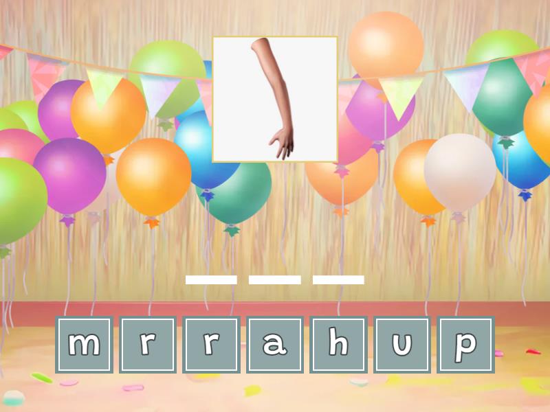 Body Parts_primary - Spell the word