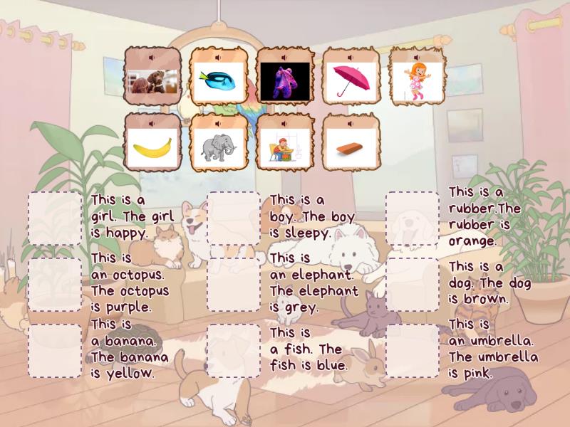 A/THE SENTENSES - Match up