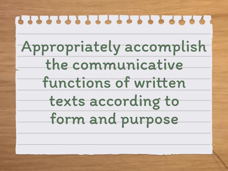 Micro & Macro Skills Writing - Flash cards