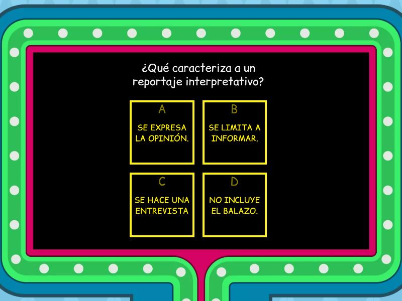 PRIMER GRADO 1 REPASO - Gameshow quiz