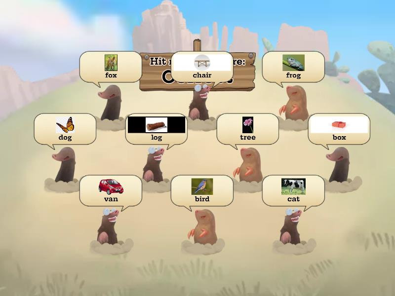 Phonics 4 Correct and Incorrect - Whack-a-mole