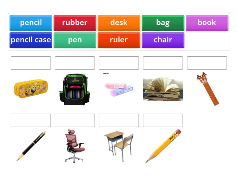 School things - Match up