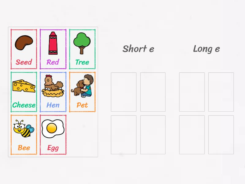Long and Short e - Group sort