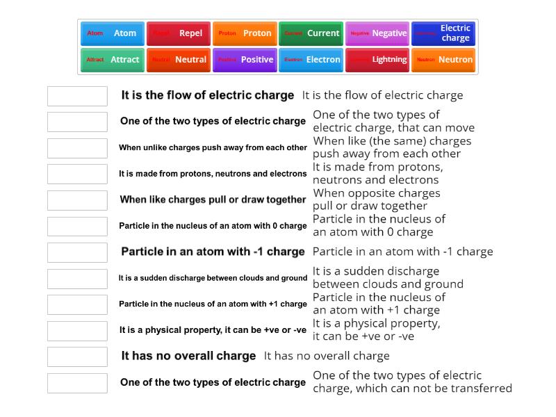Static word list - Match up