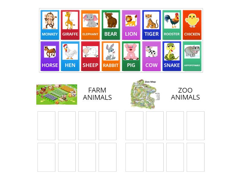 FARM & ZOO Sort - Group sort