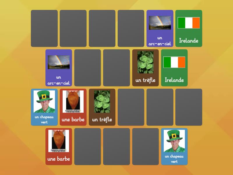 La Saint Patrick - Matching pairs