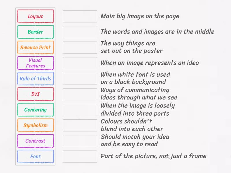 Visual Features - Match up
