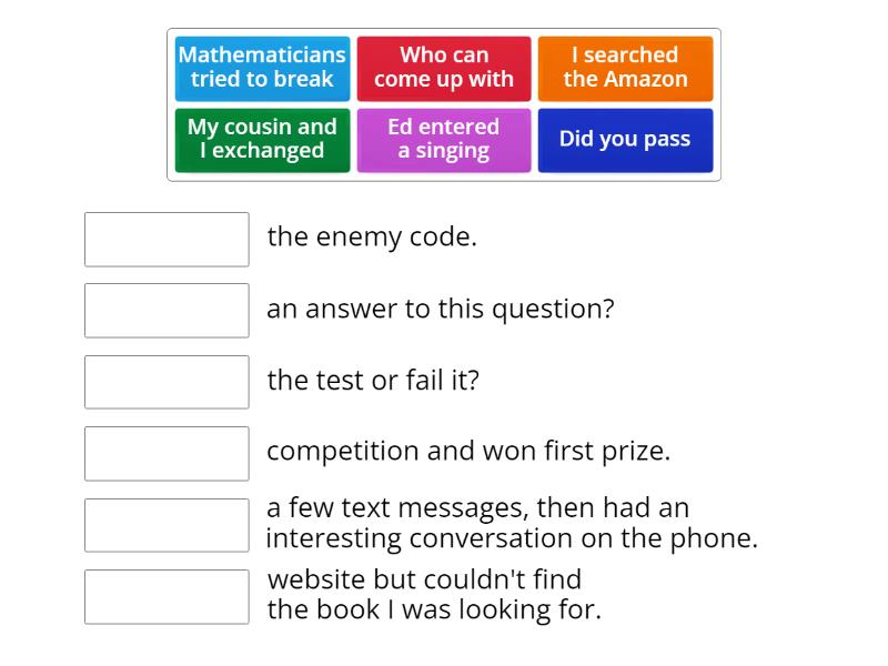 Artificial Intelligence - Match up