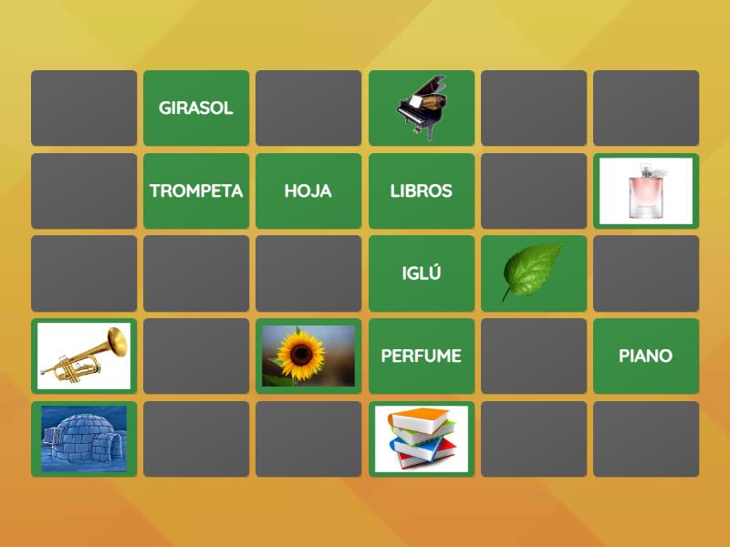 MEMO PALABRA - OBJETO - Matching pairs