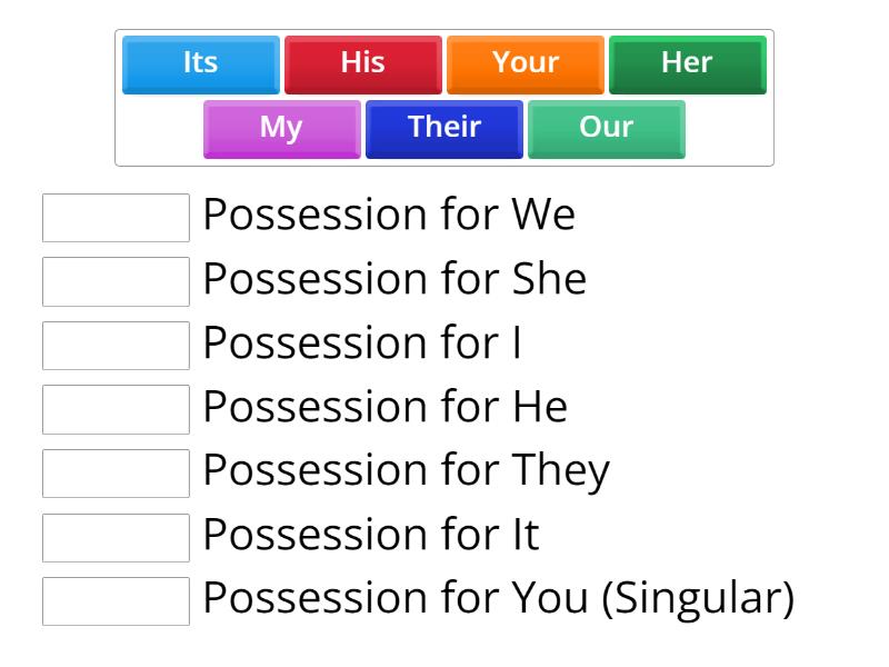 Possession 1 - Une las parejas