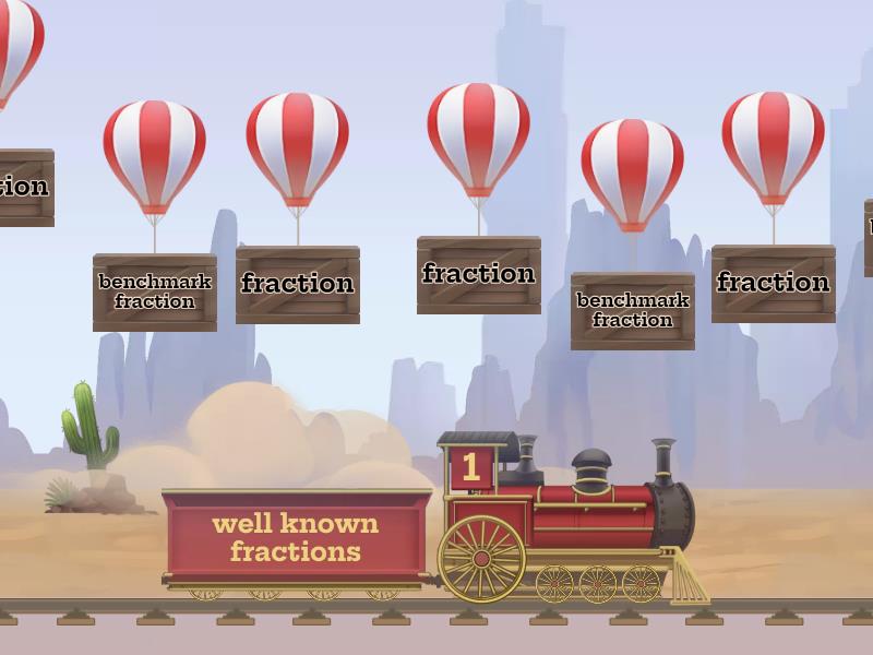 Beginning Fractions - Balloon pop