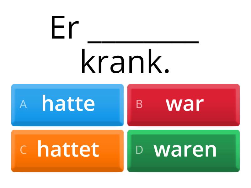 Hatte War - Quiz