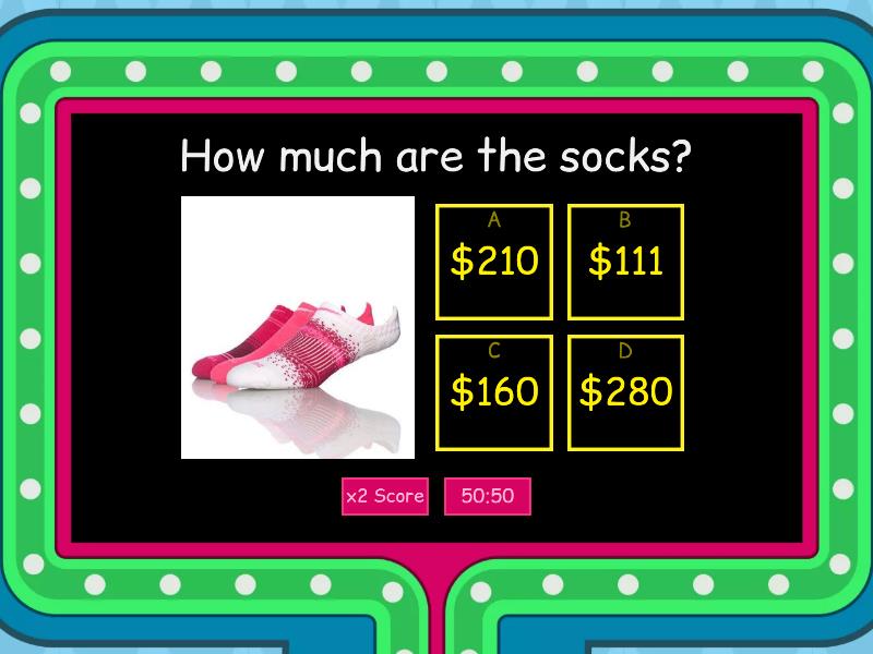 Guess the Price - Gameshow quiz