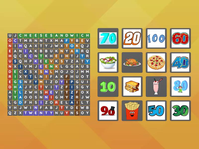 FF2 Unit 4 L1+3 - Wordsearch