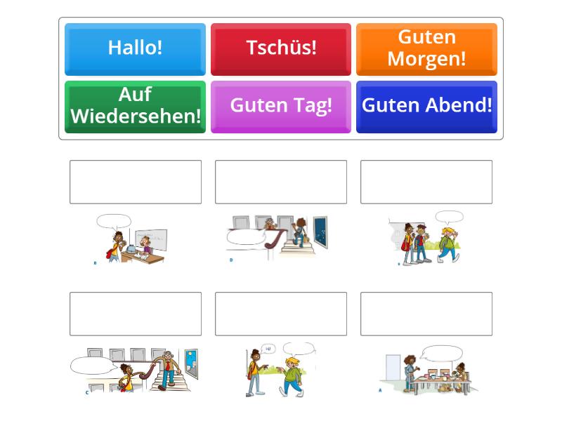 Guten Morgen! Hallo! - Match up