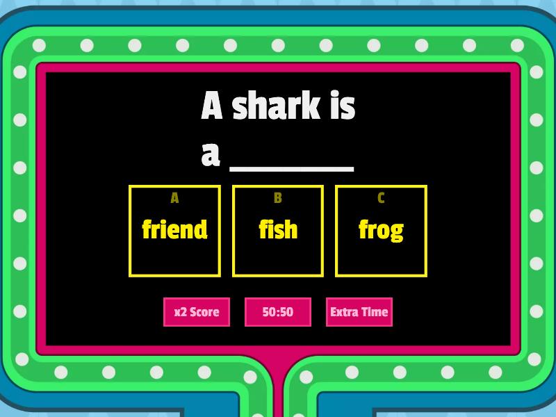 Sharks - Gameshow quiz