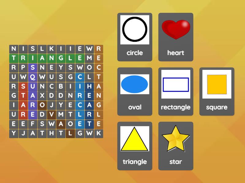 Shapes - Wordsearch