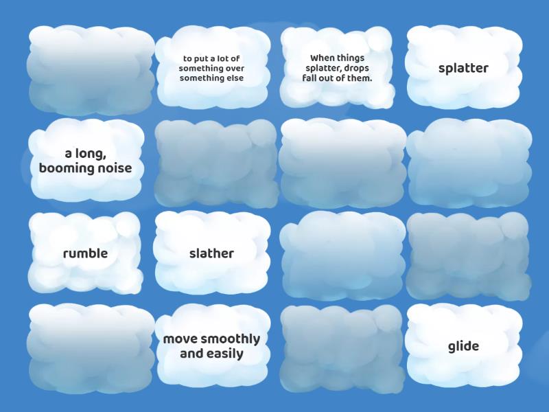 Whatever the Weather Vocabulary Module 6 week 3 - Matching pairs