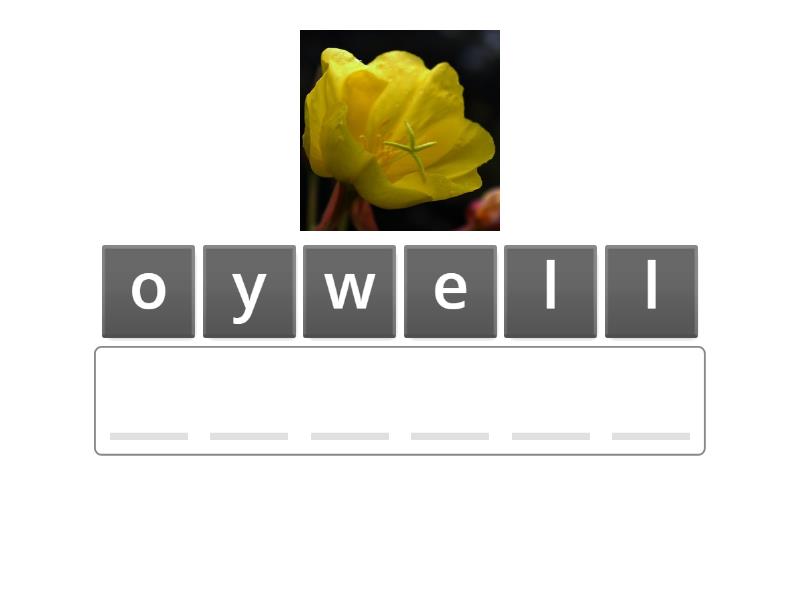 color names - Anagram