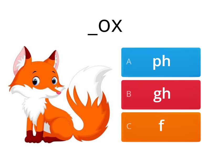 sound f/ph/gh - Quiz