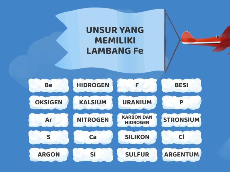 UNSUR KIMIA - Find the match