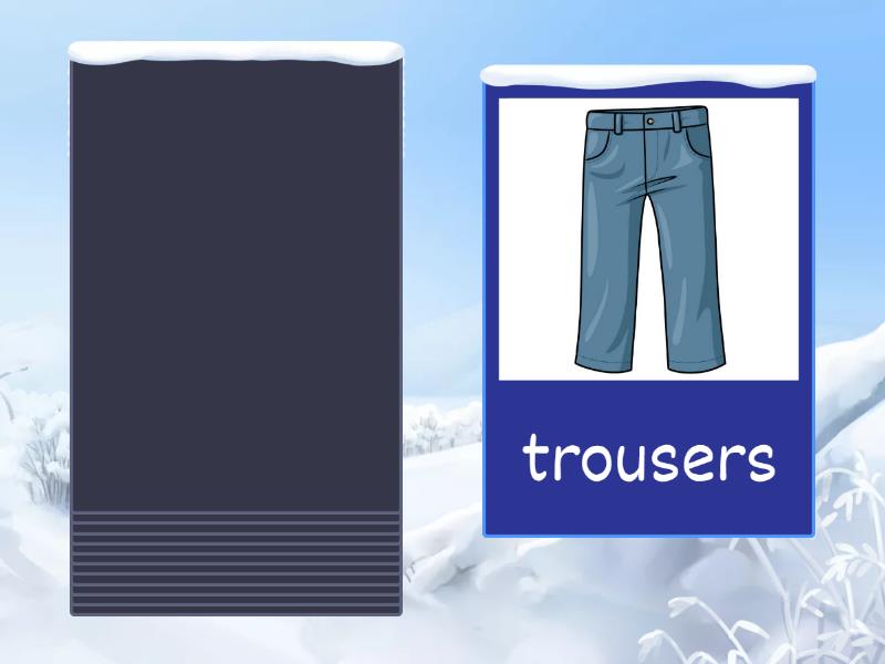 Clothes. Part 2 (Karpiuk 2, NUS) - Speaking cards