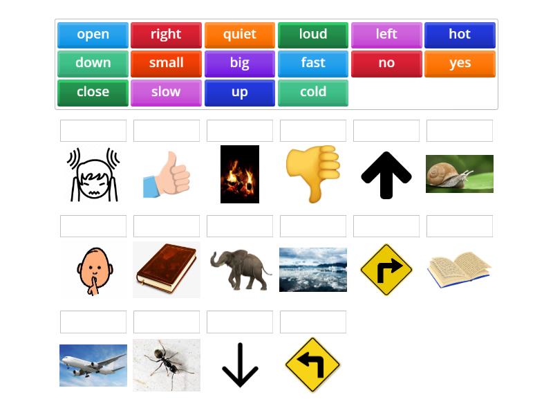 OPPOSITES - Match up
