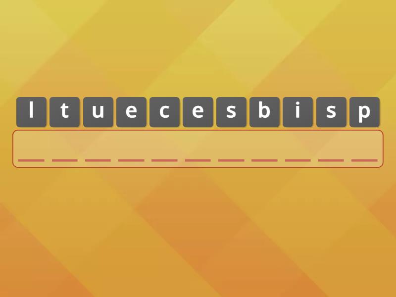 unit 3 activity - Anagram