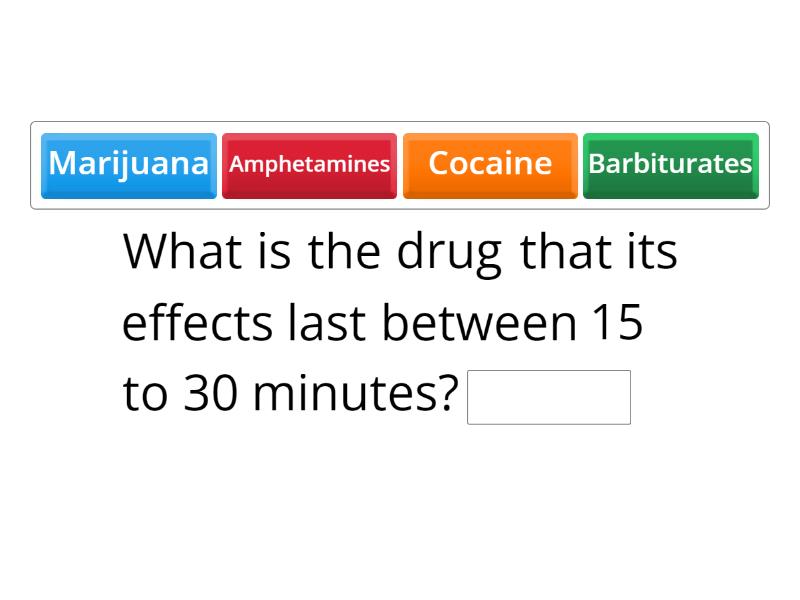 DRUG ADDICTION - Complete the sentence