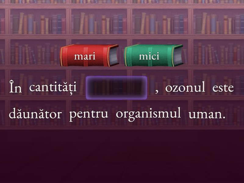 STRATUL DE OZON - Complete the sentence