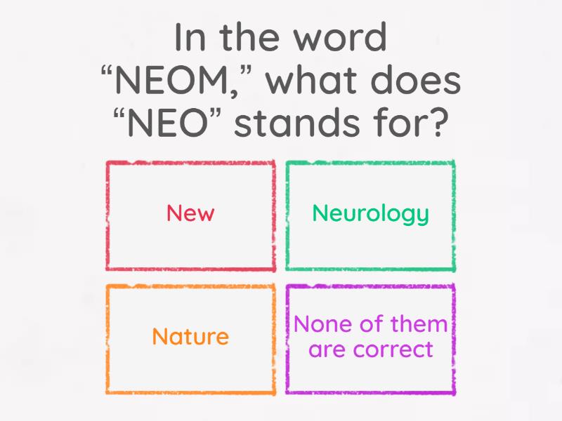 neom - Quiz