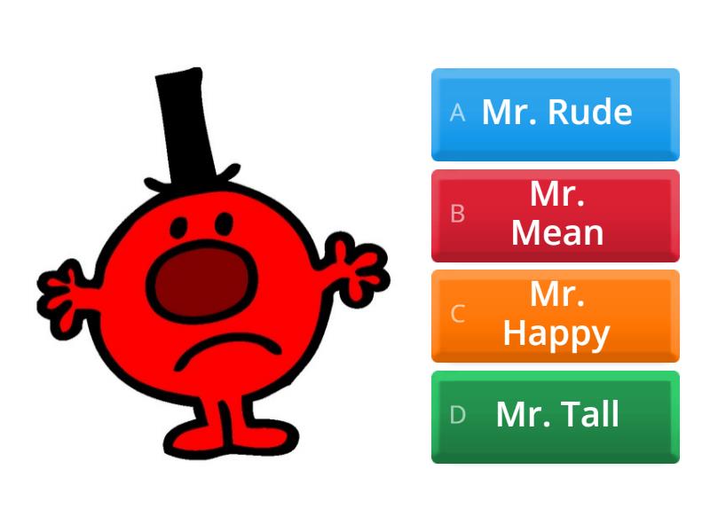 P 6 Mr Men and Little Miss_ - Quiz