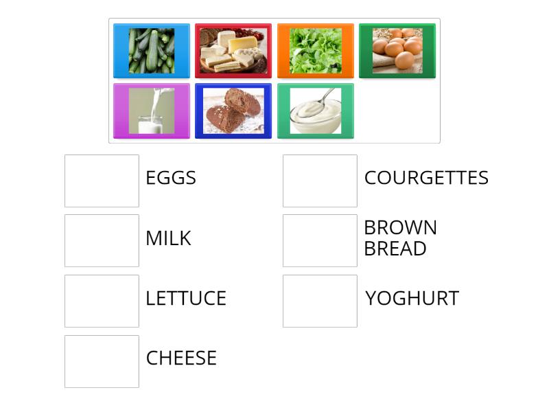 3. VOCABULARY FOOD DRINK - Match up