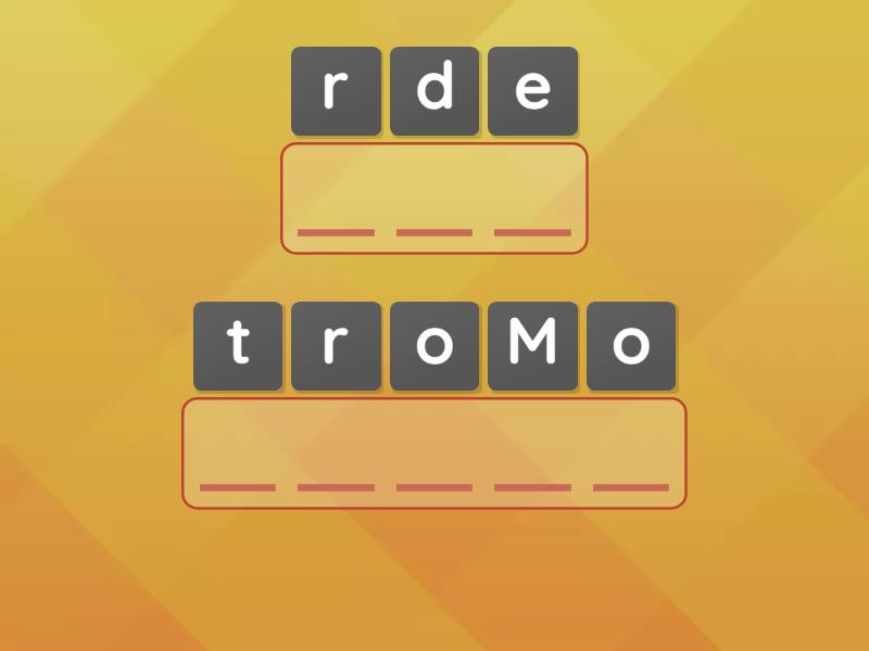 Rund ums Auto - Anagram