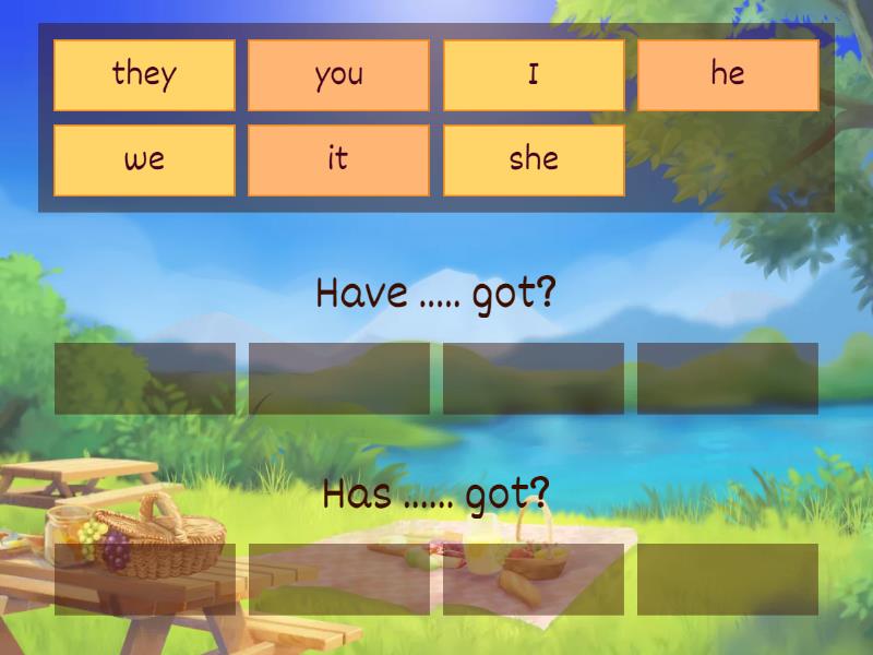 FH2. Lesson 12. Grammar. Match. - Group sort