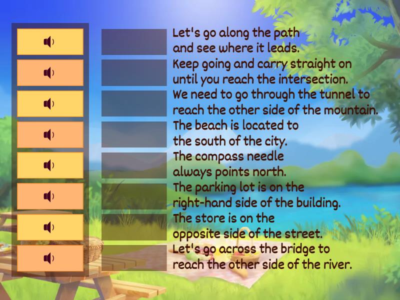 Labeling - Map - Diagram - Match up