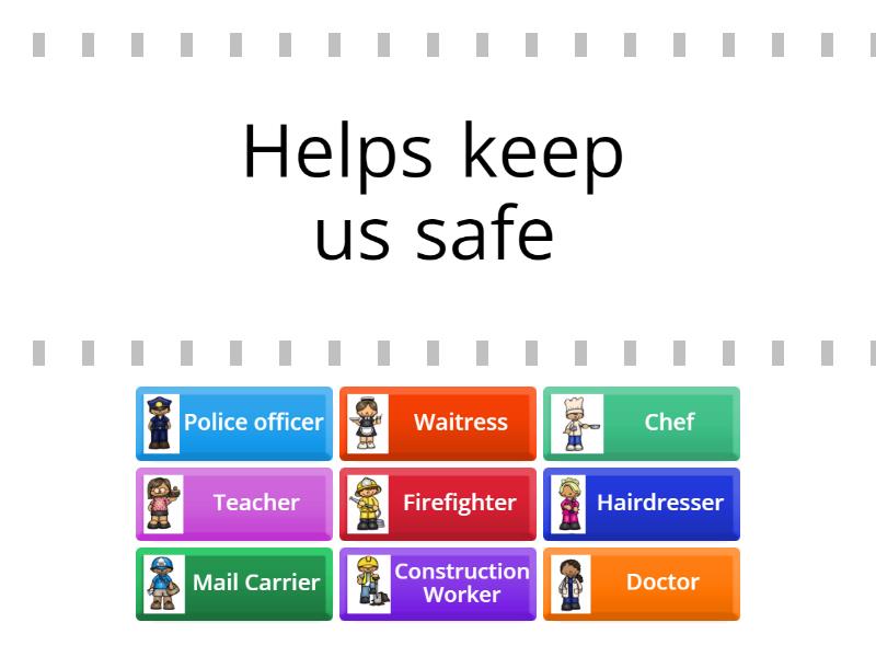 Community Helpers - Find the match