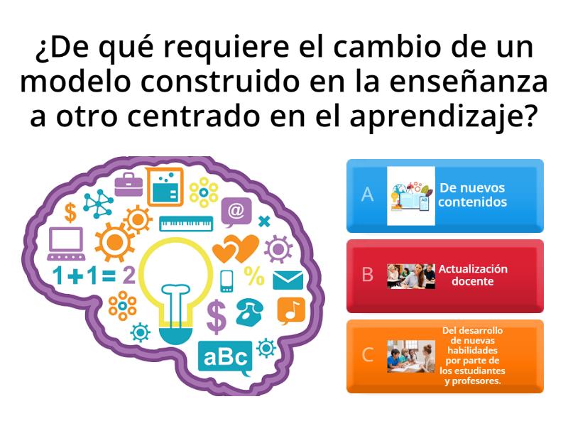 EL ROL DEL DOCENTE ANTE UN AMBIENTE INNOVADOR - Quiz