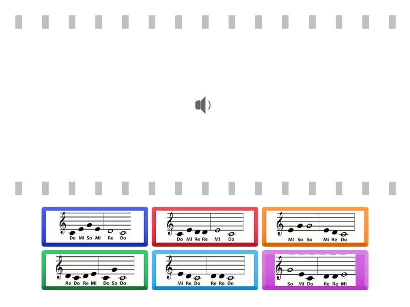 Do Re Mi So Challenge (Simple Melodic Pattern) - Find the match
