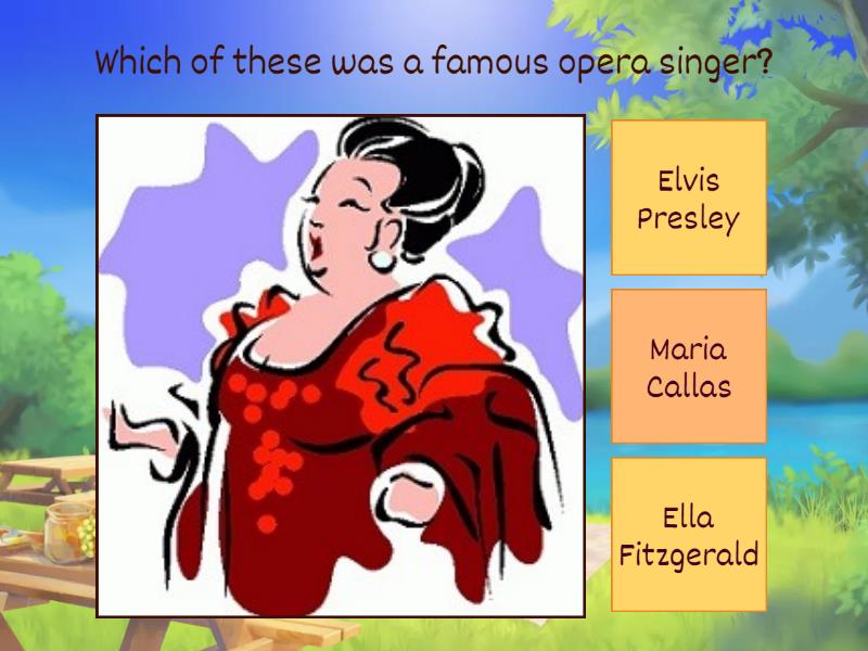 Multiple choice Music - Quiz