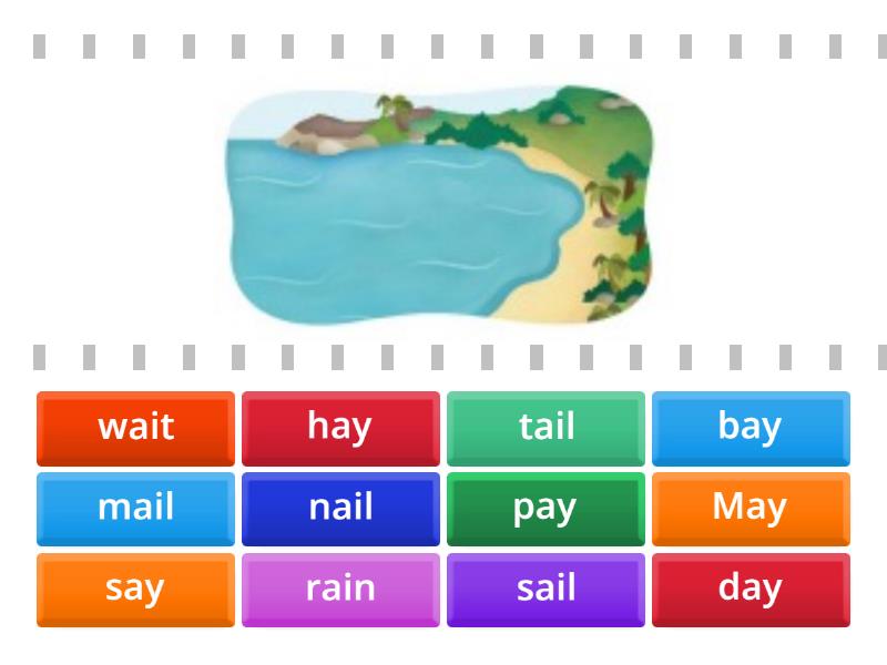 ai ay Oxford Phonics - Find the match