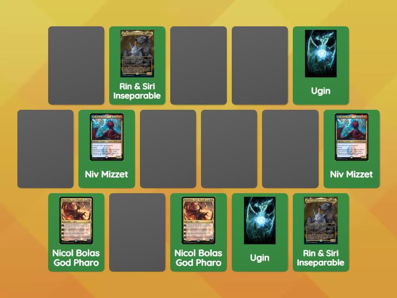 Magic The Gathering - Matching pairs