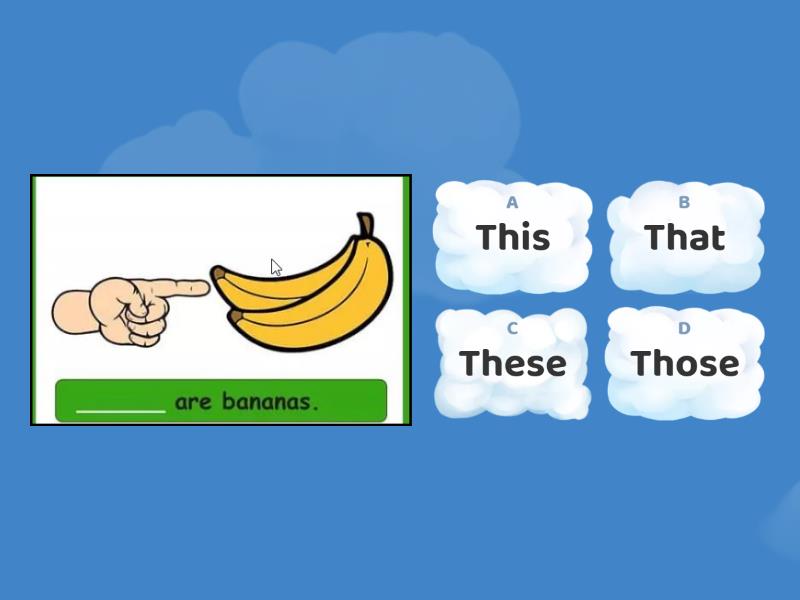 FM8 U1 Grammar this that these those - Test